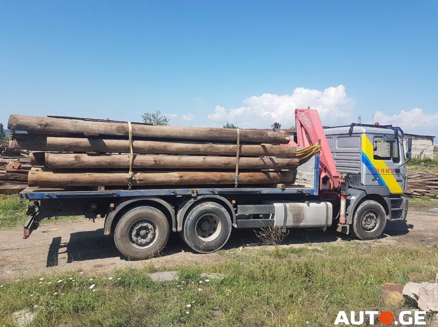 ტვირთის გადაზიდვა ამწე მანიპულატორით